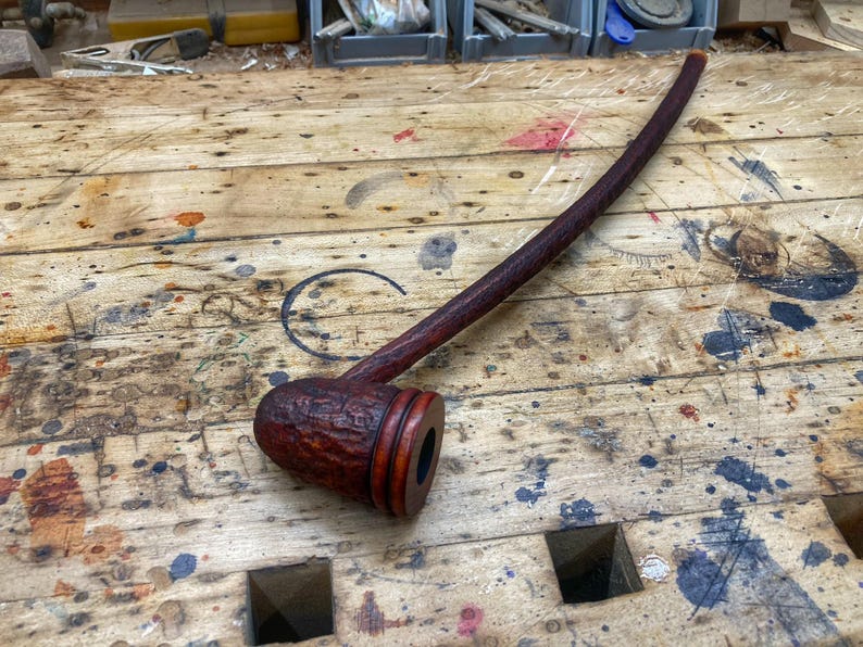 Handmade Cottagecore Smoking Pipe | Rustic Forest Sage Decor - Etsy