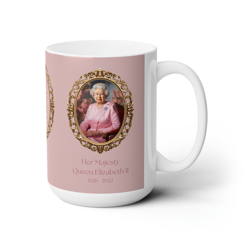 Queen Elizabeth II Coffee Mug | 15 Oz | British Monarchy | Tea Cup ...