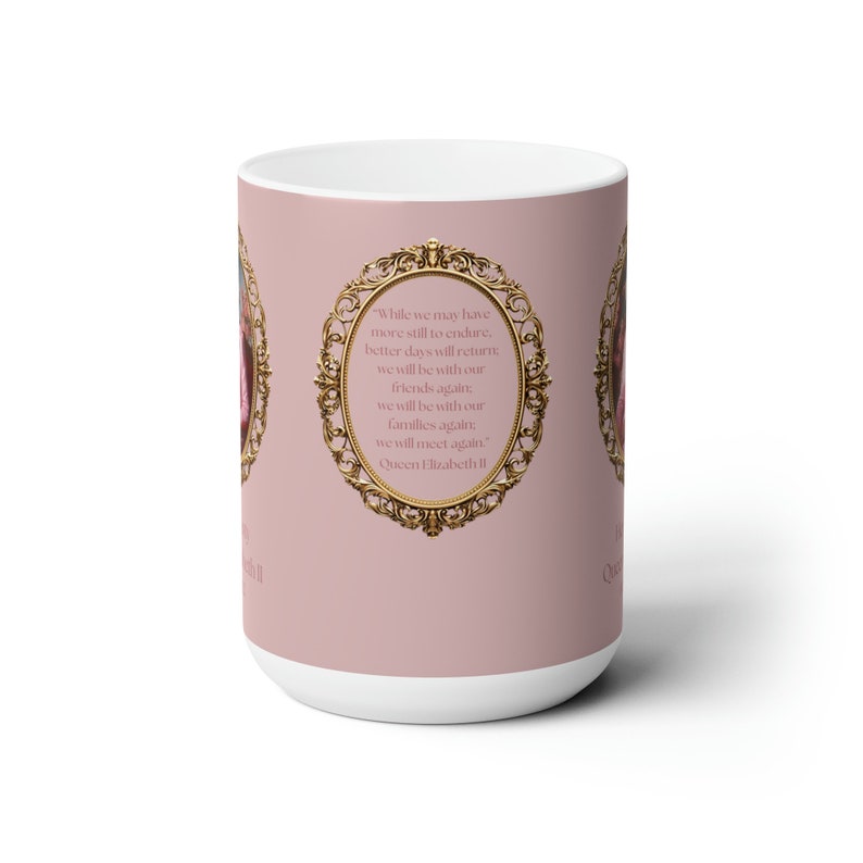 Queen Elizabeth II Coffee Mug | 15 Oz | British Monarchy | Tea Cup ...