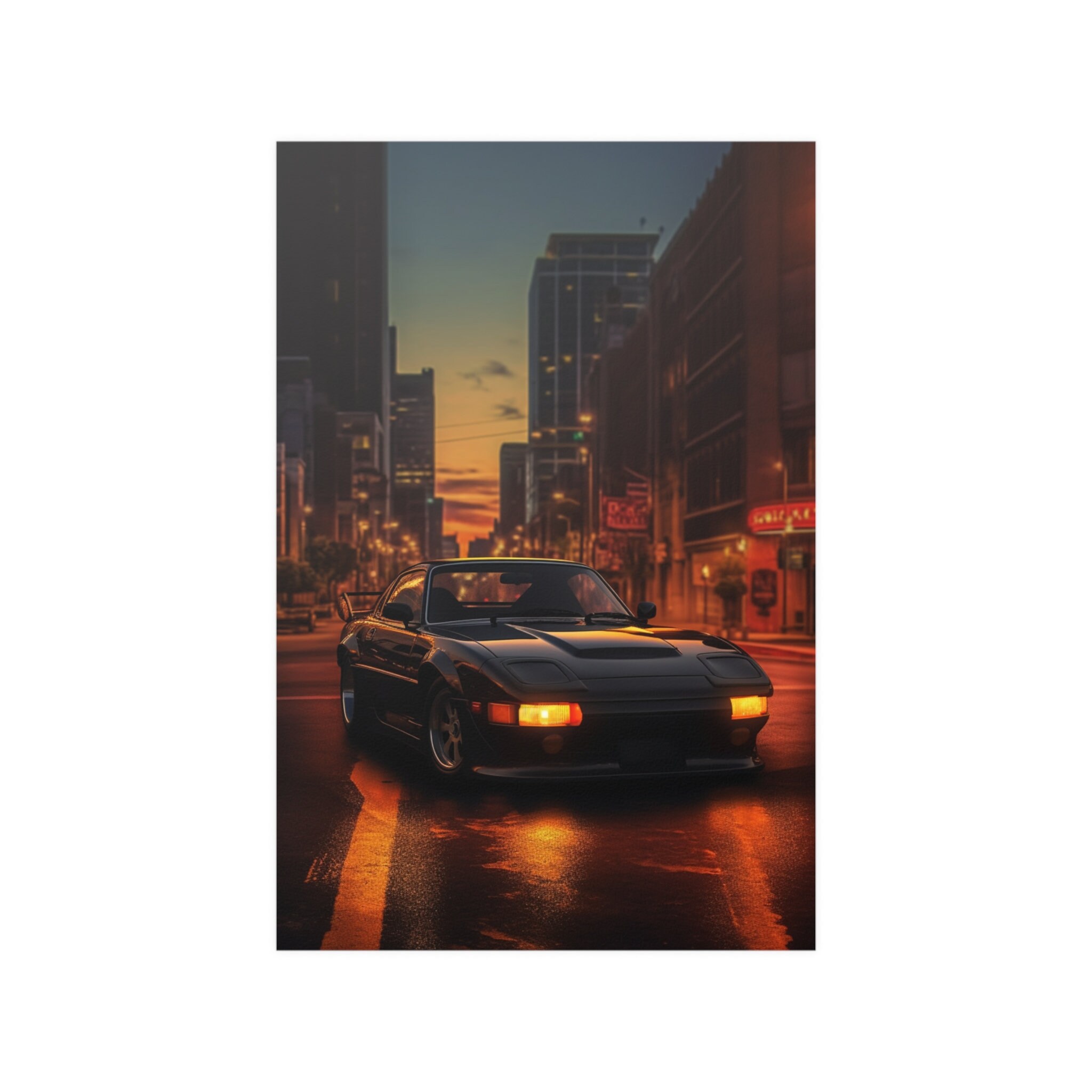Mazda Rx7 Poster, JDM Car, Japanese, Gift for Him - Etsy