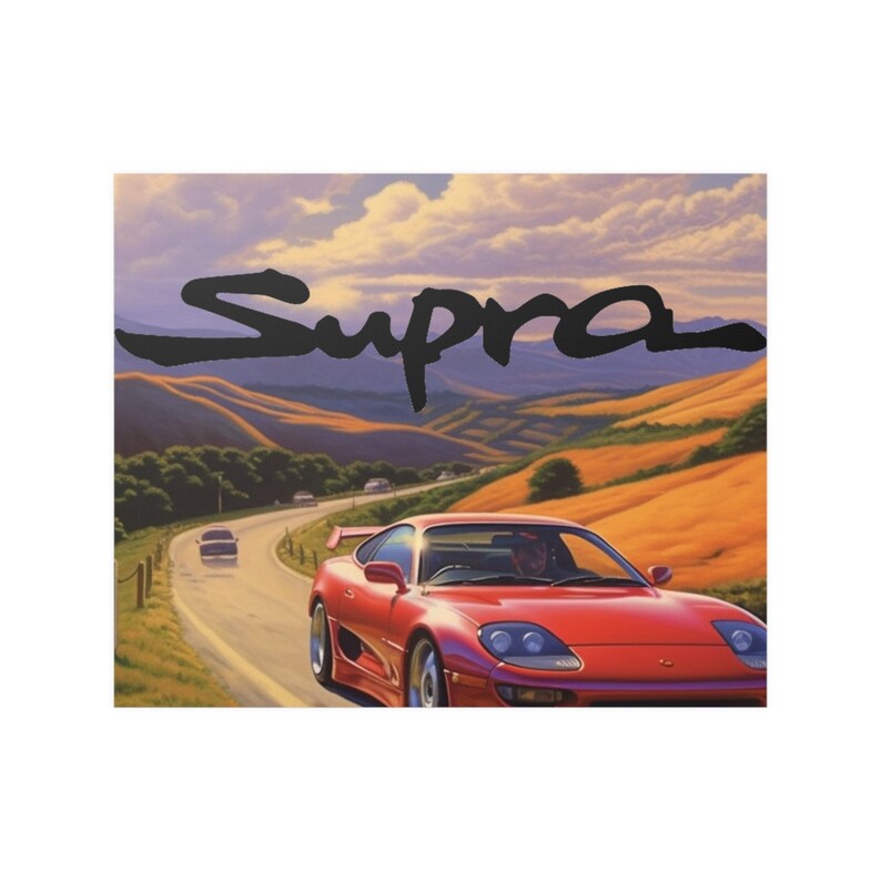 Toyota Supra Poster, JDM, Gift for Him, Car Enthusiast - Etsy