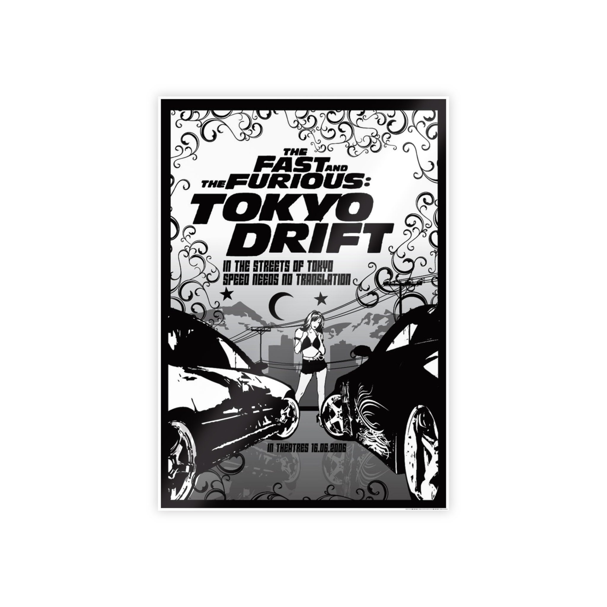 Fast and Furious Tokyo Drift Poster, Jdm Cars, Gift for Him, Car ...