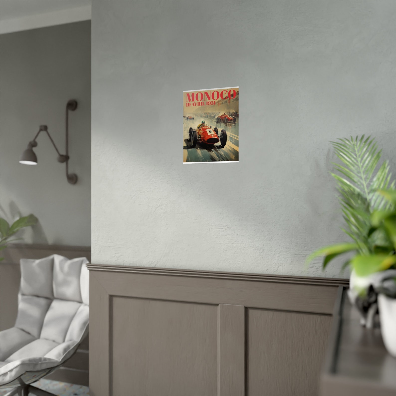 Vintage F1 Poster Monoco Racing 1931. Grand Prix. Car Wall - Etsy