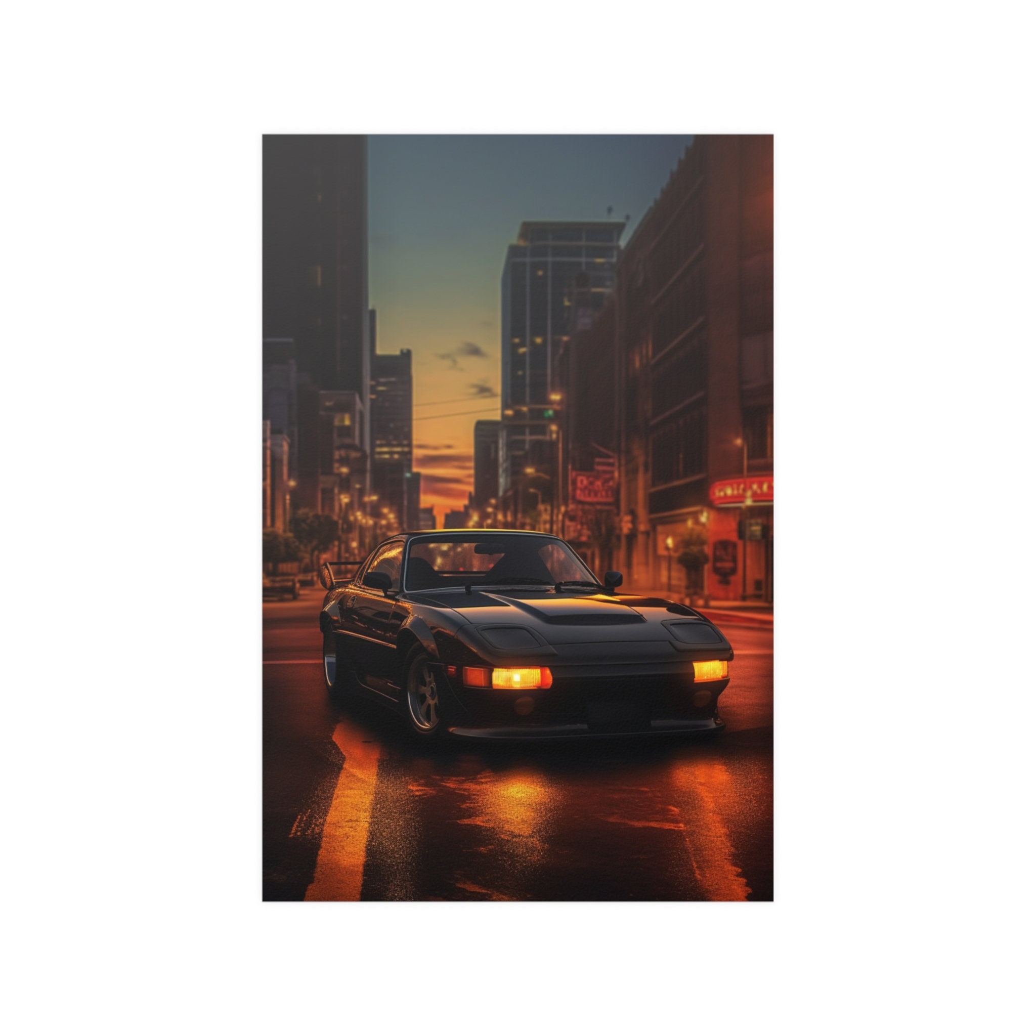 Mazda Rx7 Poster, JDM Car, Japanese, Gift for Him - Etsy