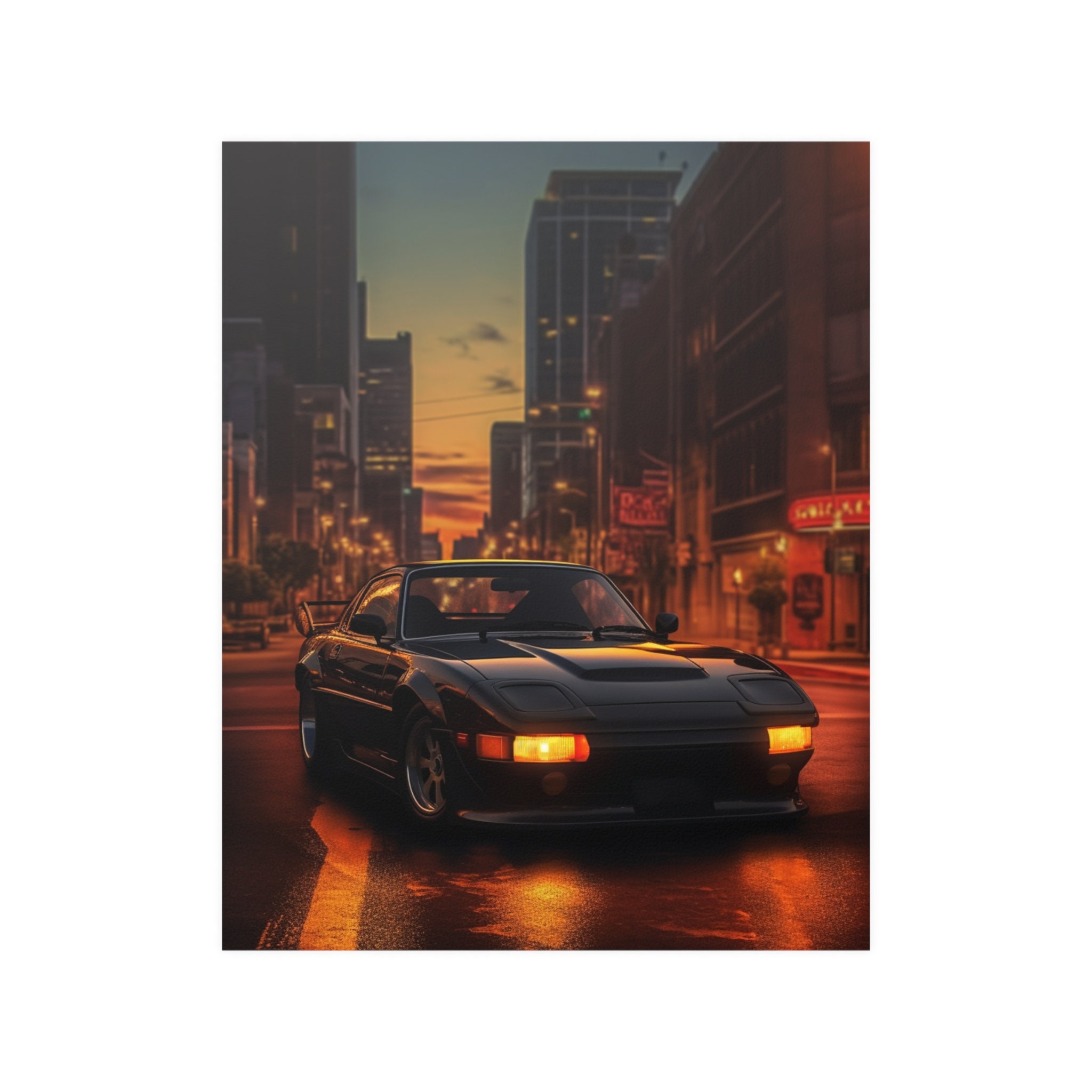Mazda Rx7 Poster, JDM Car, Japanese, Gift for Him - Etsy