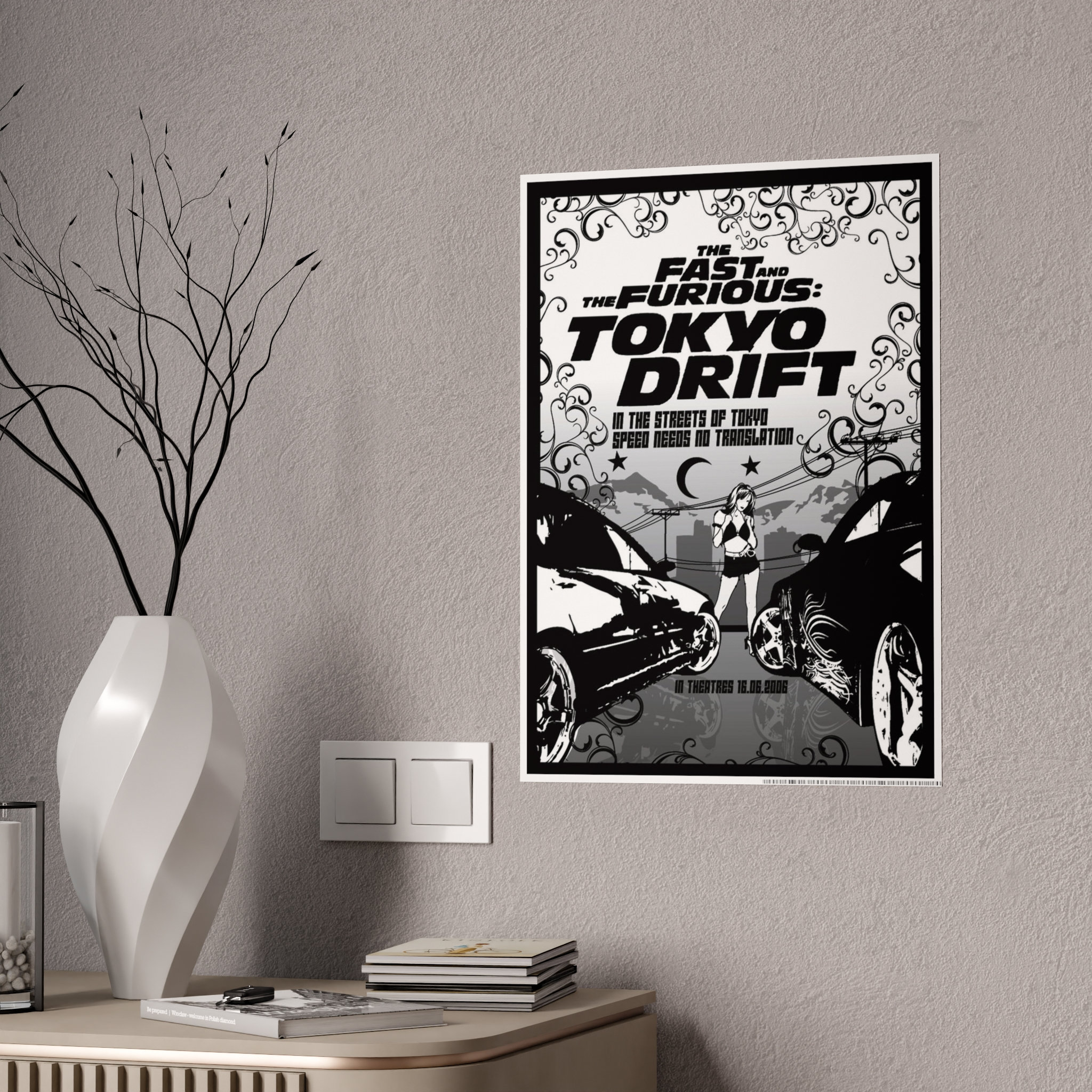 Fast and Furious Tokyo Drift Poster, Jdm Cars, Gift for Him, Car ...
