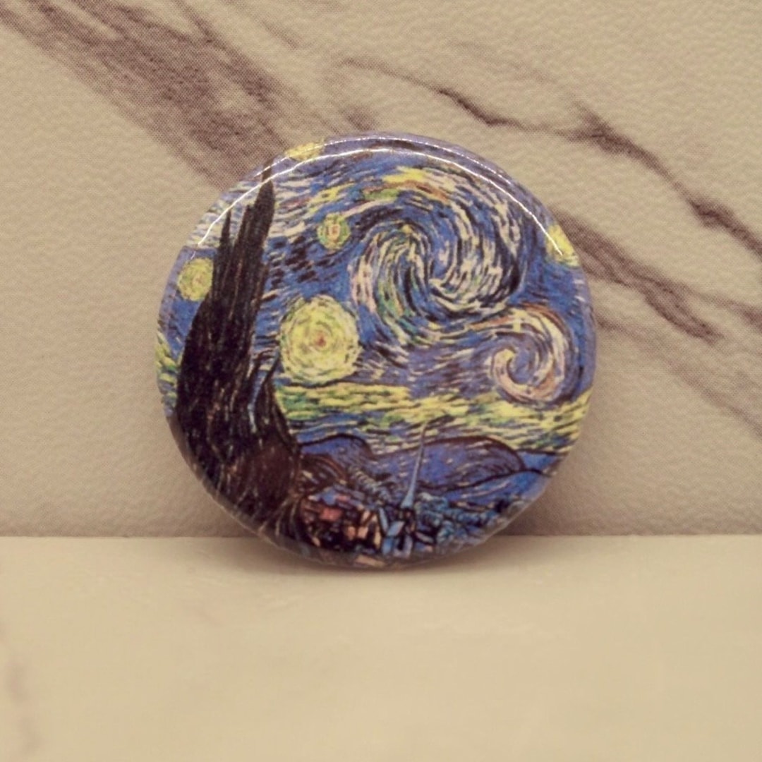 Van Gogh Starry Night Pin Collectable for Backpack, Bag, Clothes - Etsy