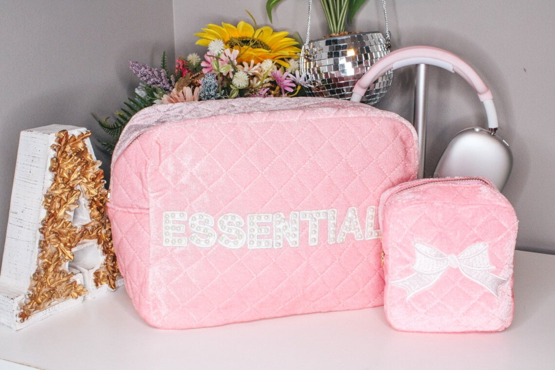 Pink Velvet Bag ( Ready to Ship) - Etsy