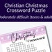 Advent Crossword Puzzle for Parties or to Learn About Christmas ...
