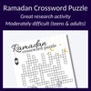 Kwanzaa Crossword Puzzle Use as a Party Game or for Cultural Activity ...