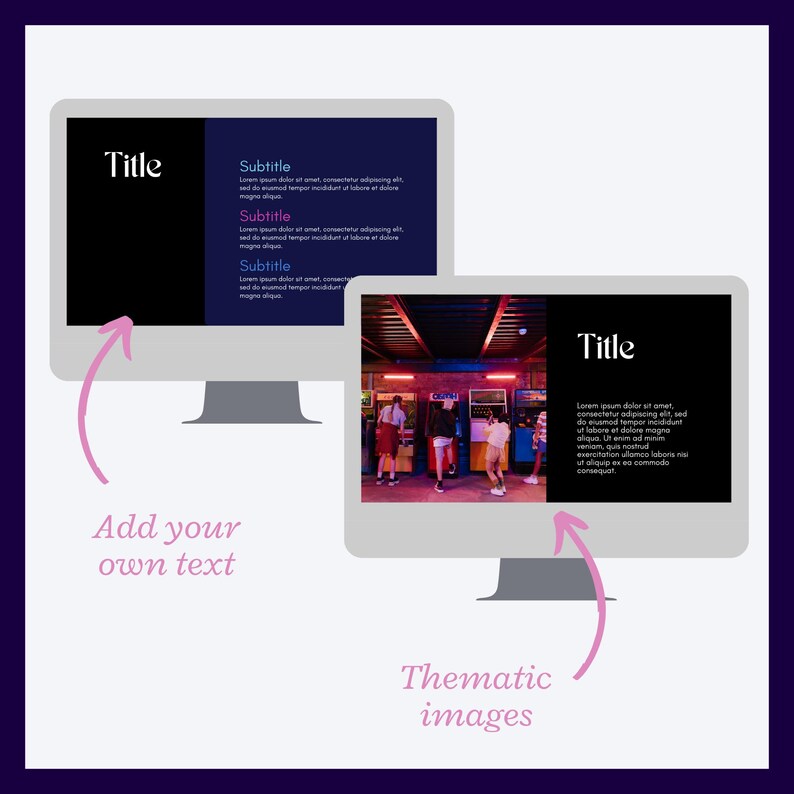 Unique 1980s Retro Slide Template for Corporate Events and Celebrations ...