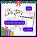 Hard! Christmas Crossword Puzzle for Christmas Parties. Great Non ...