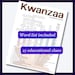 Kwanzaa Crossword Puzzle! Use as a Party Game or for Cultural Activity ...