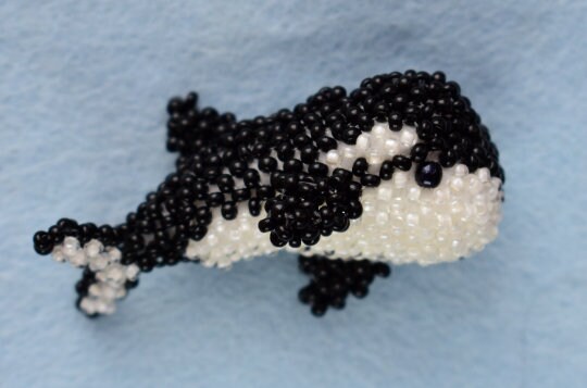 Killer Whale Pattern, 3d Beading Pattern, Sea Pattern, Killer Whale ...