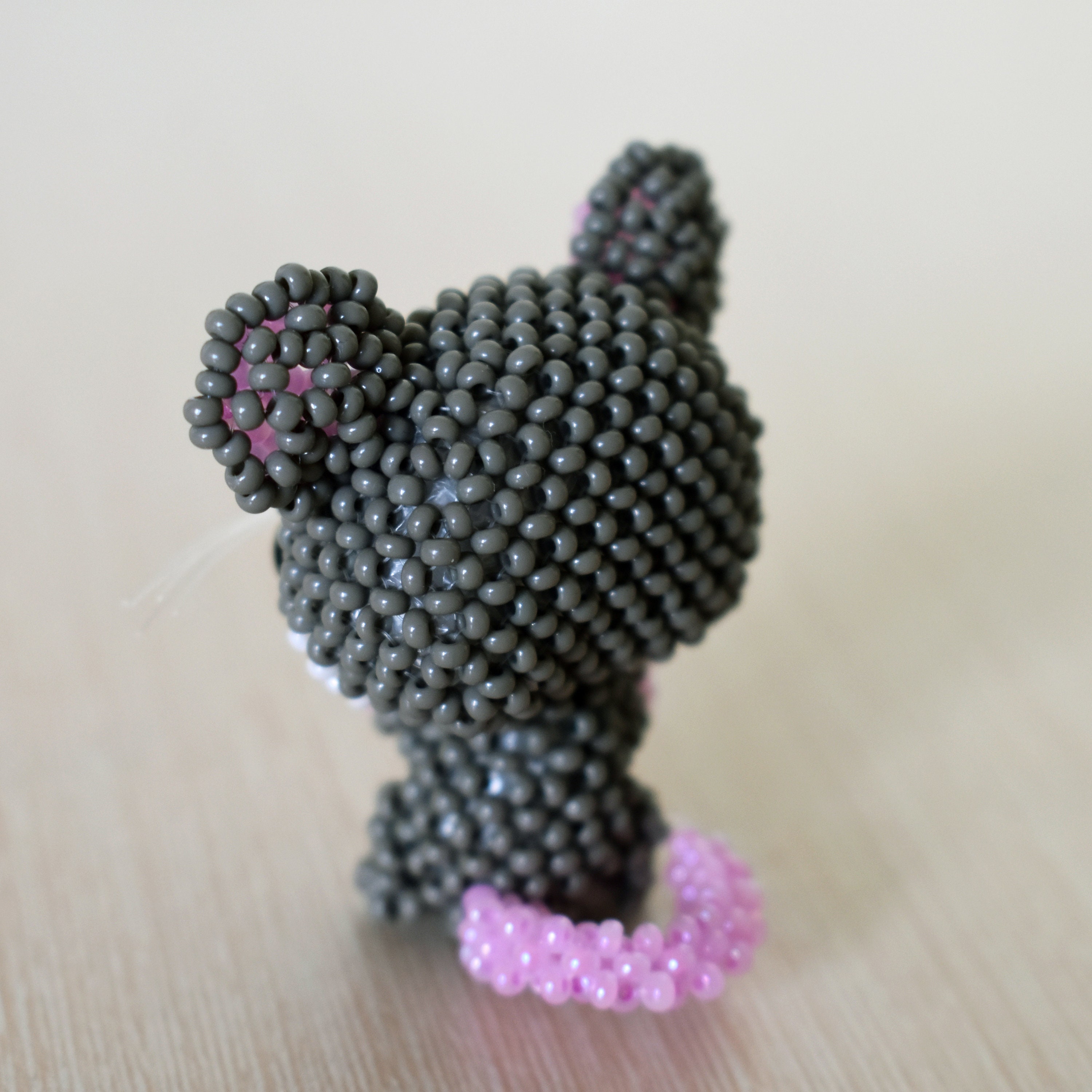 Amigurumi Pattern Mouse. 3d Beading Tutorial. Easy Pattern How to Make ...