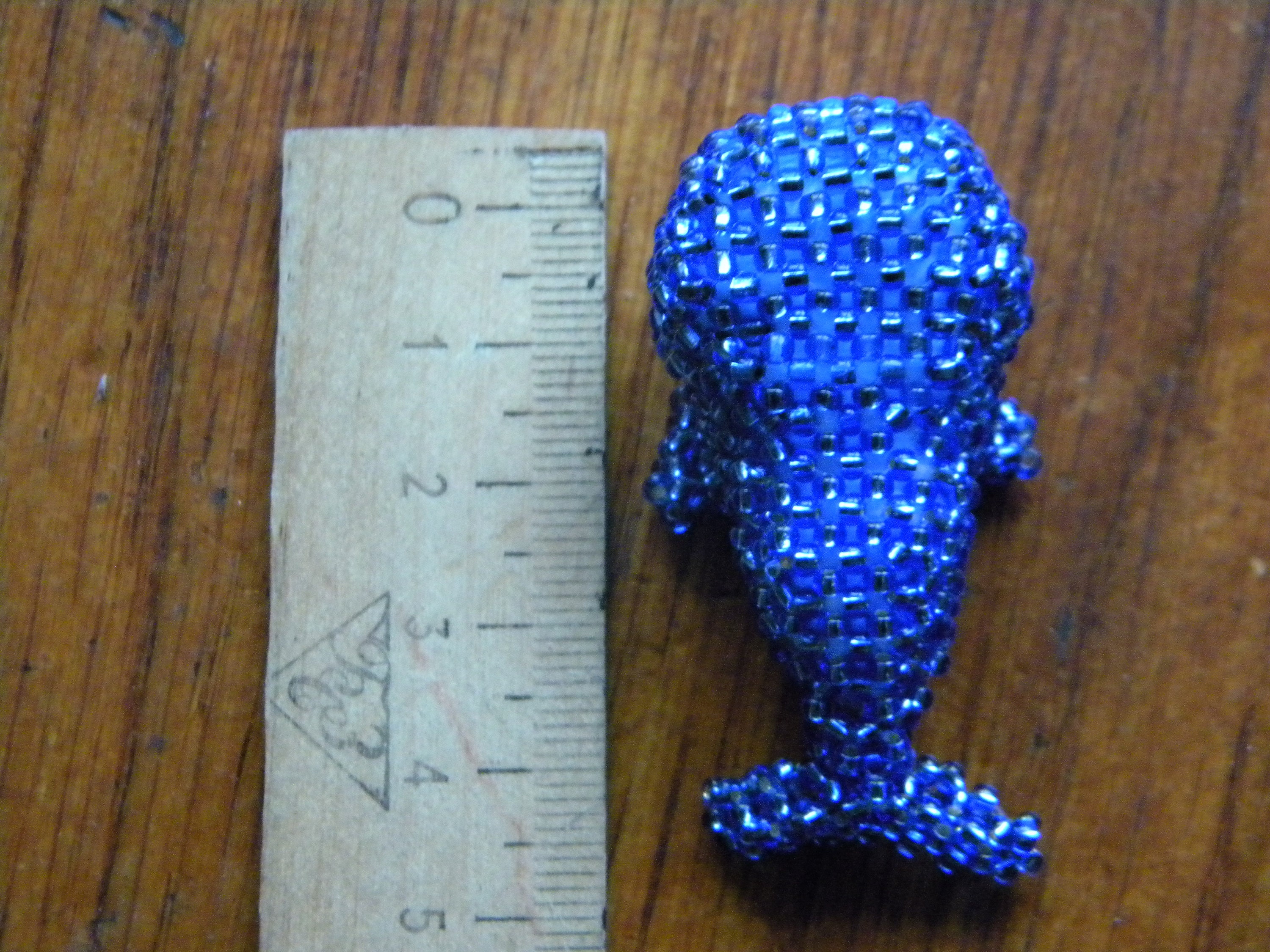 PDF Beaded Fish Pattern. How to Make Beaded Whale. Beaded Animal Easy ...