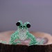 Green Beaded Frog, Beading Instructions for Beginners, Beading ...
