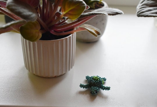 Beading Pattern Turtle. Easy Beading Tutorial. How to Make Beaded ...