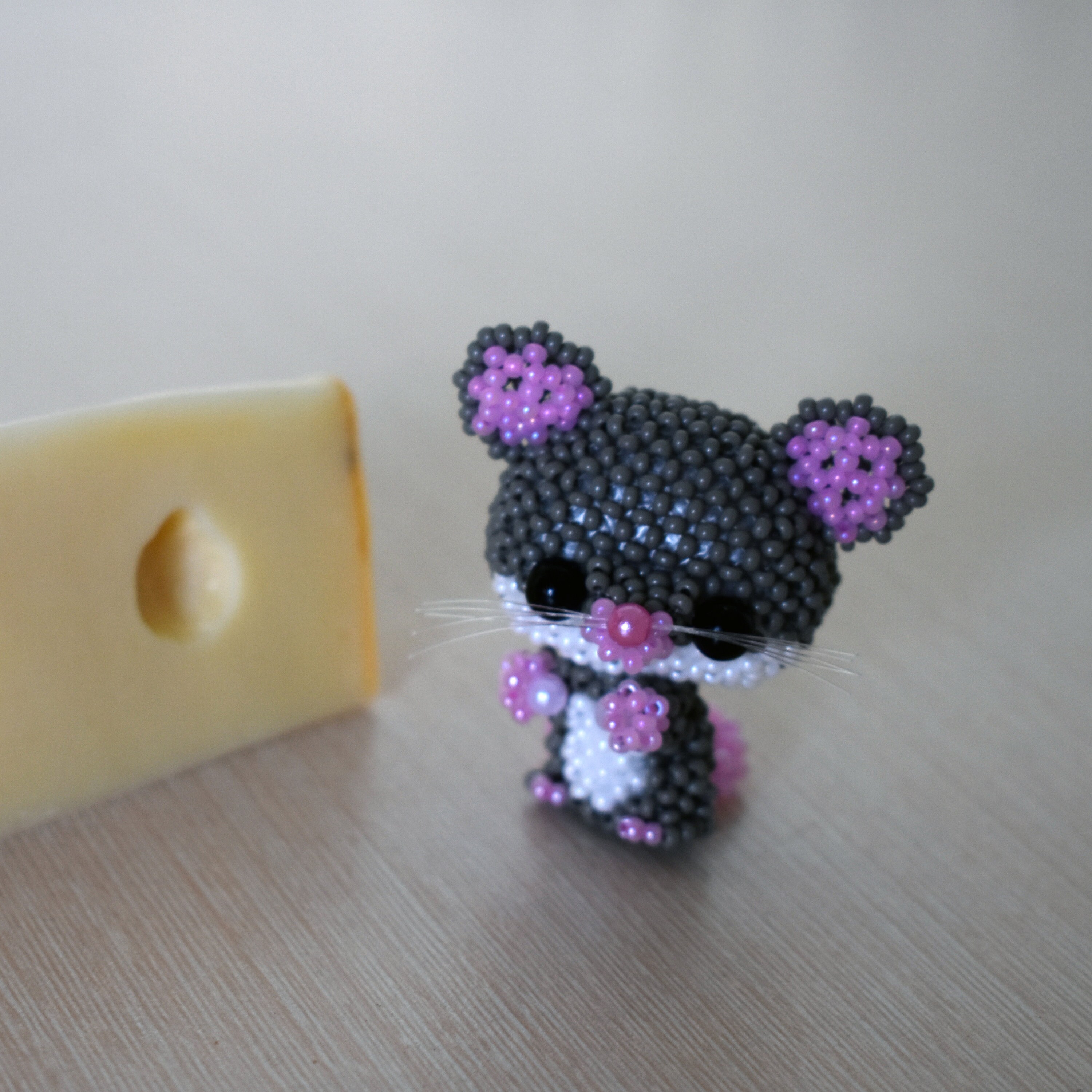 Amigurumi Pattern Mouse. 3d Beading Tutorial. Easy Pattern How to Make ...