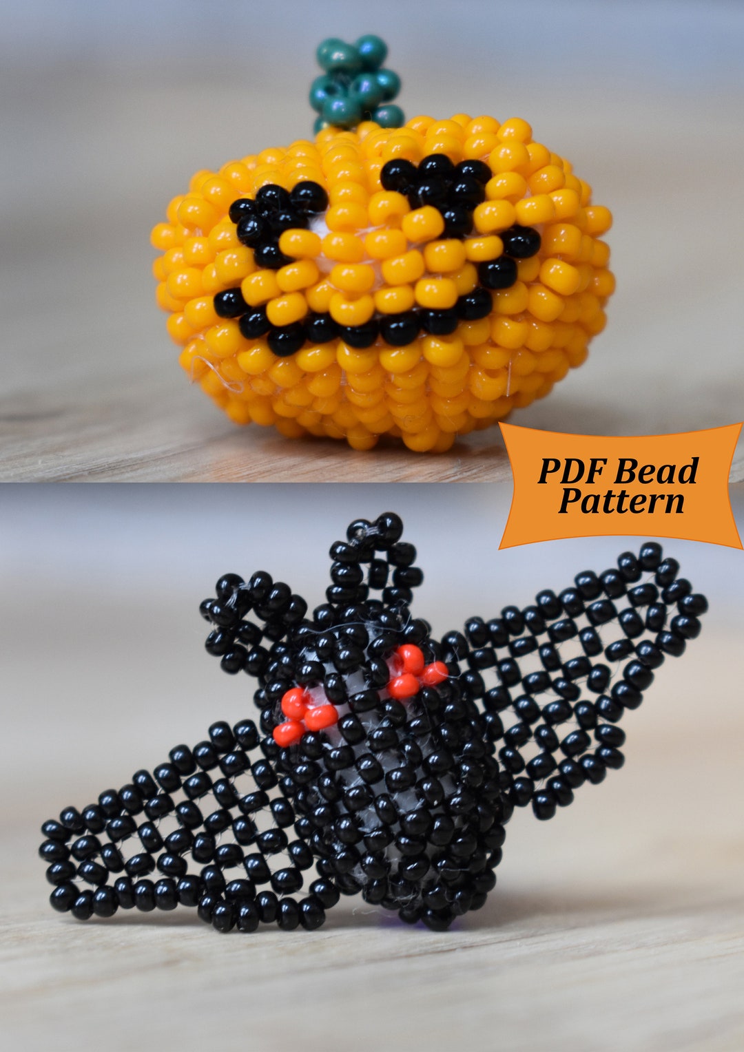 Halloween Decor Beads, Halloween Patterns, Halloween Pumpkin Pdf ...