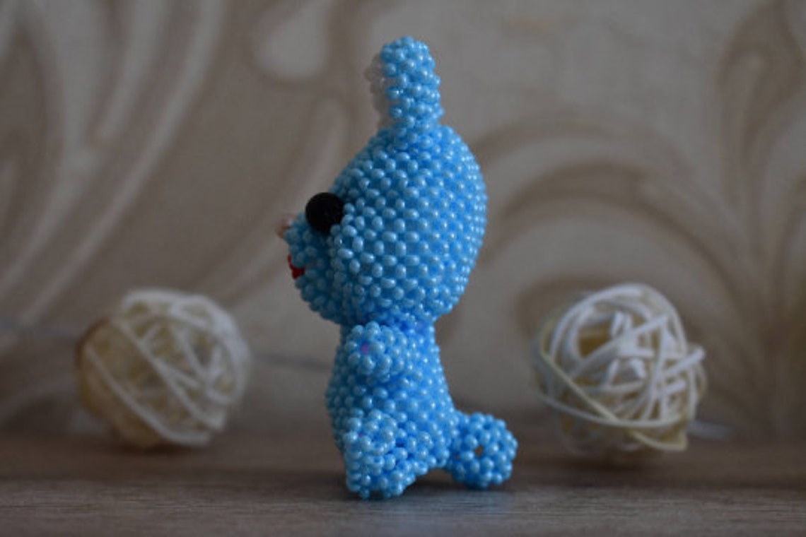 How to Make Easy Beaded Animal Rabbit. 3d Beading Tutorial, 3d Bead ...