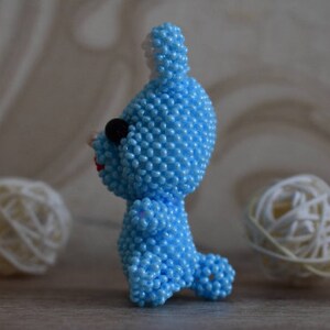 How to Make Easy Beaded Animal Rabbit. 3d Beading Tutorial, 3d Bead ...