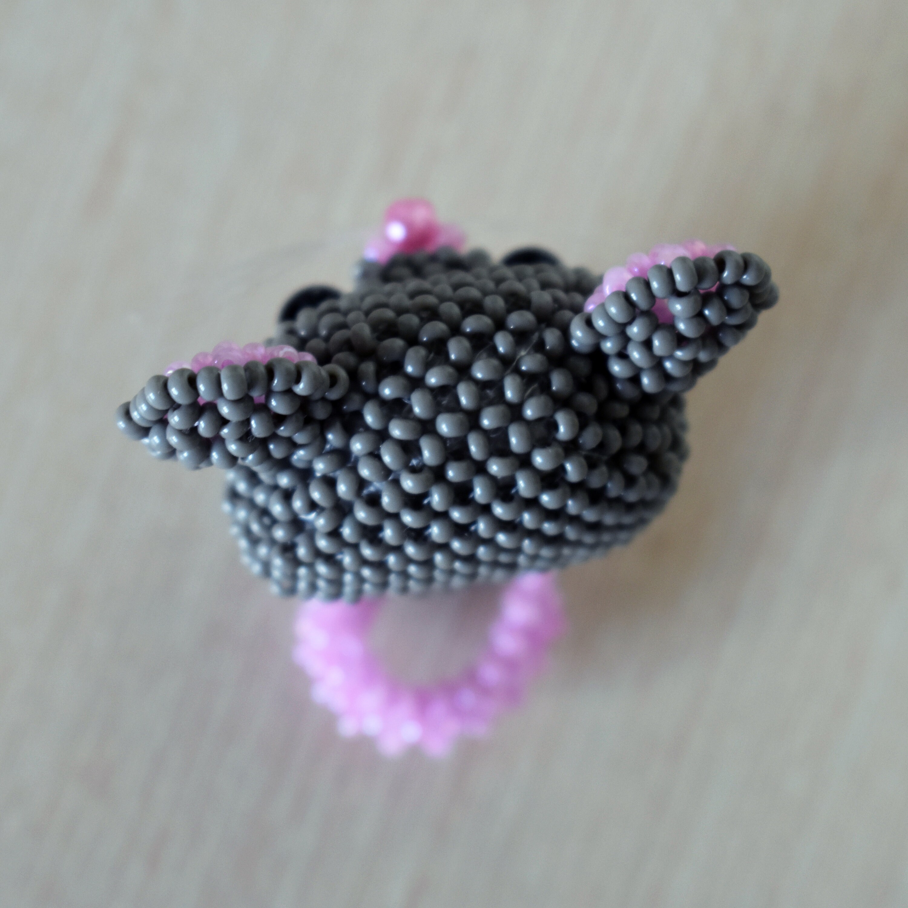 Amigurumi Pattern Mouse. 3d Beading Tutorial. Easy Pattern How to Make ...