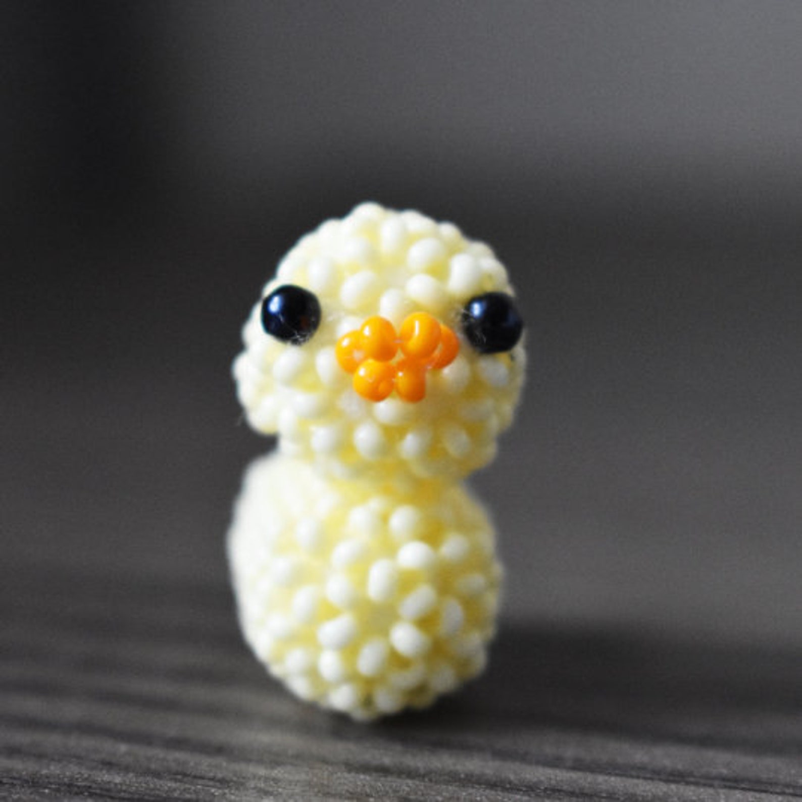 Beaded Yellow Duck Pdf. Beaded Animal Pattern. How to Make Beaded Toy ...