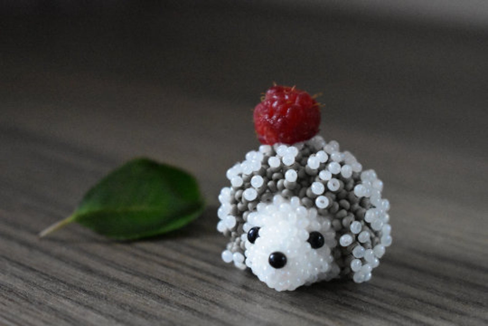 3D Bead Pattern, 3d Beading, Hedgehog Tutorial, Easy Beaded Animal ...
