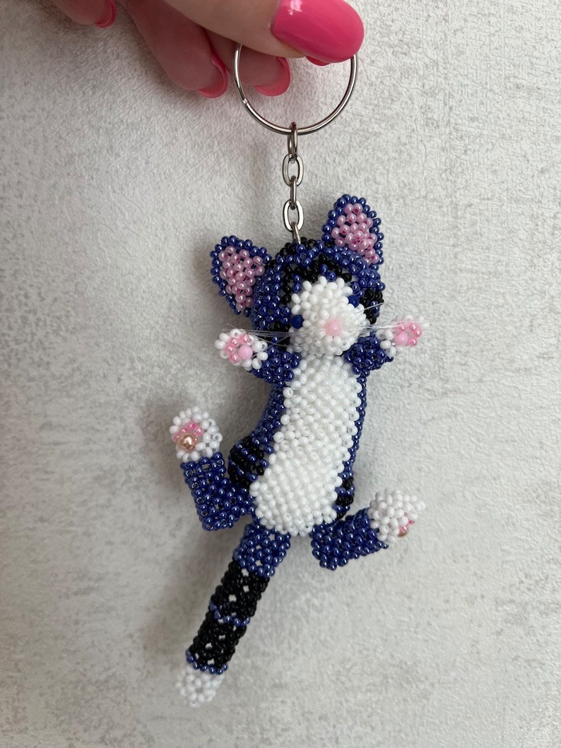 Beading Tutorial. How to Make Cat Pdf Pattern. Beaded Patterns of ...