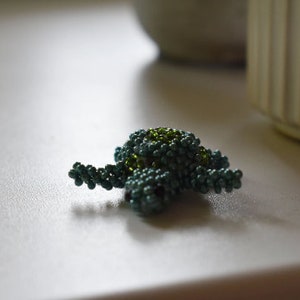 Beading Pattern Turtle. Easy Beading Tutorial. How to Make Beaded Animal Turtle. 3d Beading ...