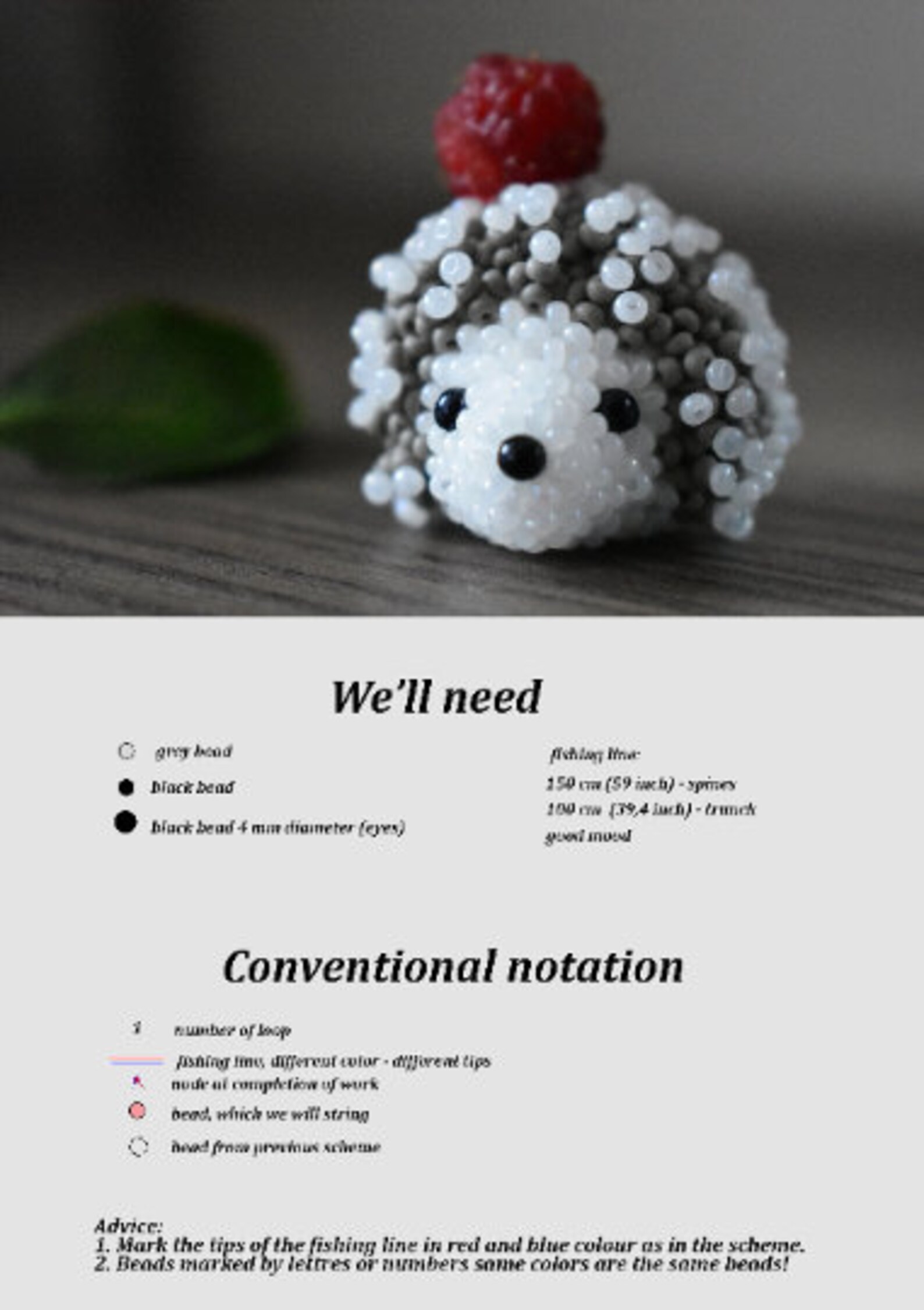 3D Bead Pattern, 3d Beading, Hedgehog Tutorial, Easy Beaded Animal ...