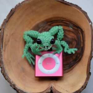 Green Beaded Frog, Beading Instructions for Beginners, Beading ...