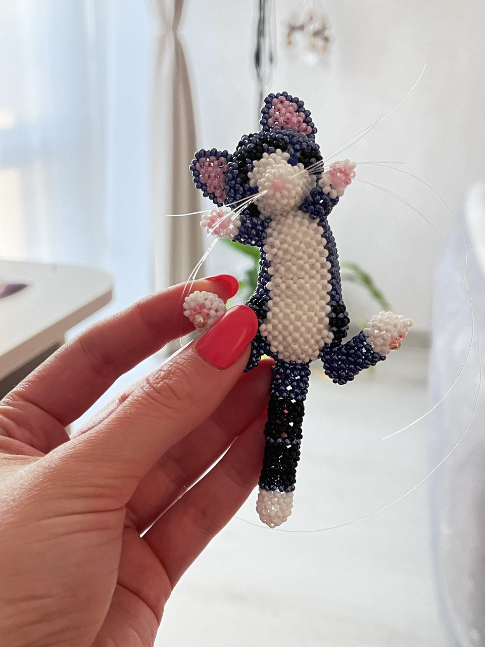 Beading Tutorial. How to Make Cat Pdf Pattern. Beaded Patterns of ...
