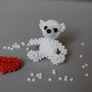 Animal Pattern Pdf, Beaded Bear Pdf, Beaded Teddy Pdf, Beaded Animal Pattern, Beaded Animal ...