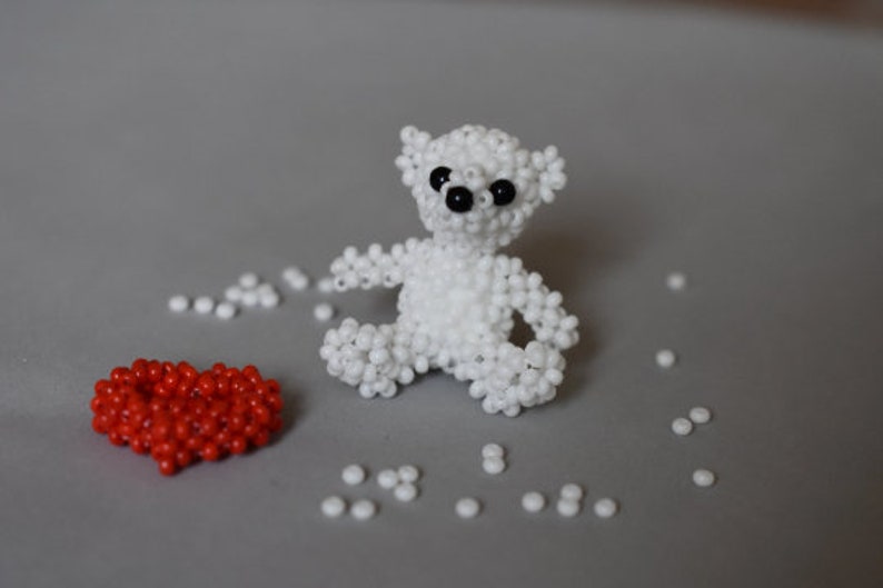 Animal Pattern Pdf, Beaded Bear Pdf, Beaded Teddy Pdf, Beaded Animal ...