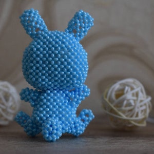 How to Make Easy Beaded Animal Rabbit. 3d Beading Tutorial, 3d Bead ...