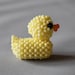 Beaded Yellow Duck Pdf. Beaded Animal Pattern. How to Make Beaded Toy ...
