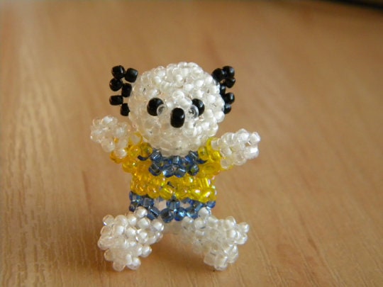 Animal Pattern Pdf, Beaded Bear Pdf, Beaded Teddy Pdf, Beaded Animal ...