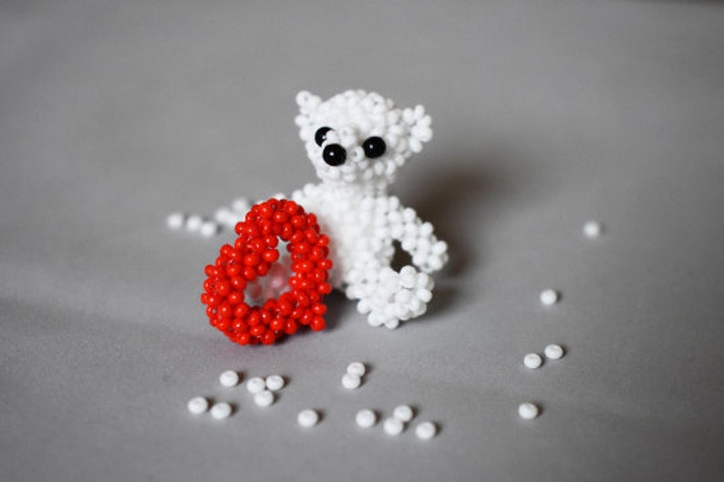 Animal Pattern Pdf, Beaded Bear Pdf, Beaded Teddy Pdf, Beaded Animal ...