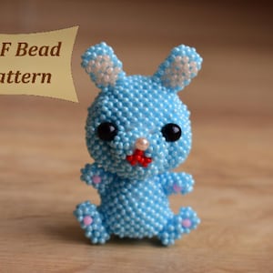How to Make Easy Beaded Animal Rabbit. 3d Beading Tutorial, 3d Bead ...