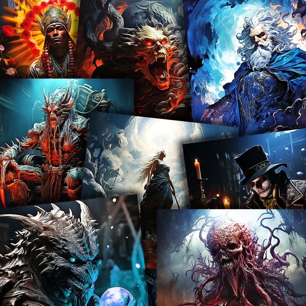 Dnd -101 Avatar, Deities, and Patrons Portrait Pack. Perfect for ...