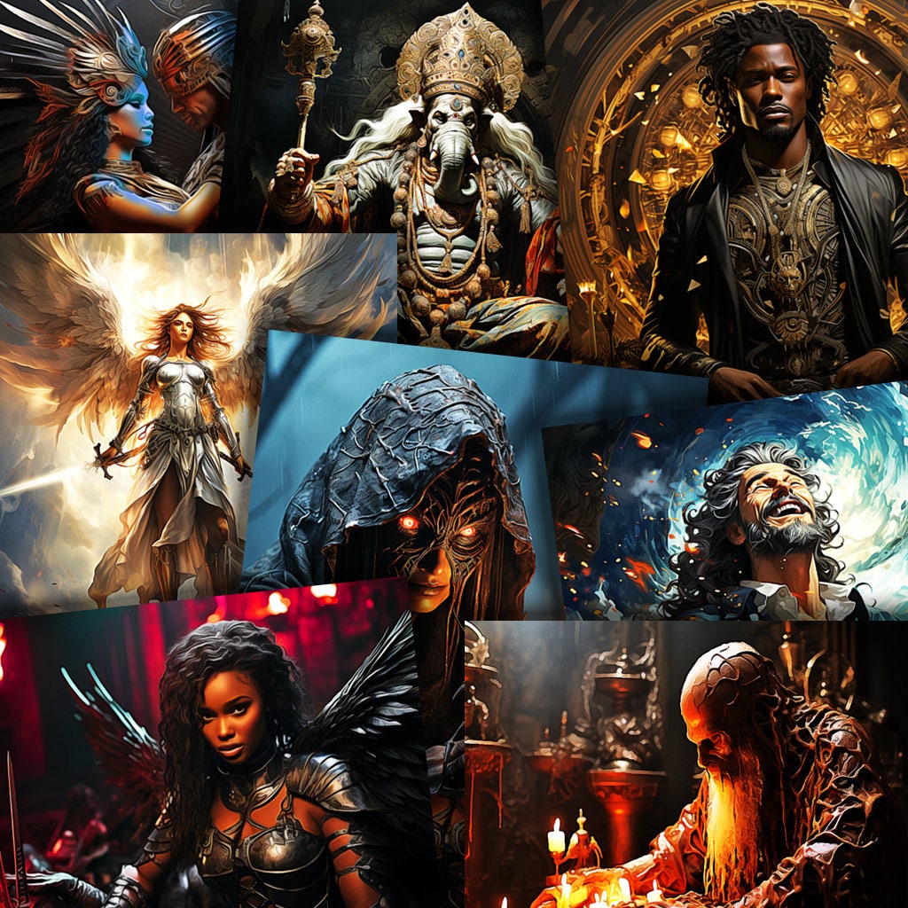 Dnd -101 Avatar, Deities, and Patrons Portrait Pack. Perfect for ...