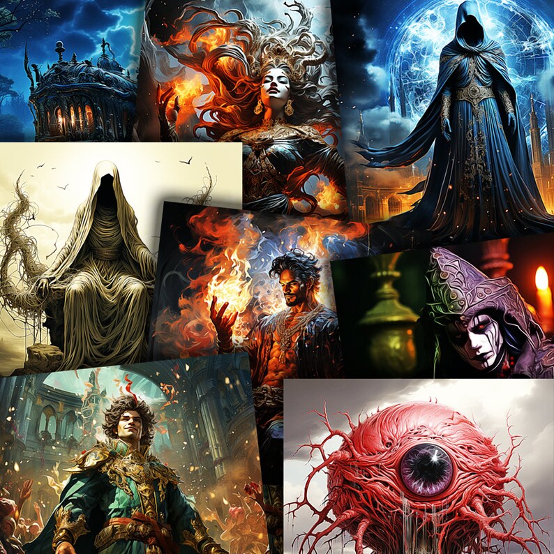 Dnd -101 Avatar, Deities, and Patrons Portrait Pack. Perfect for ...