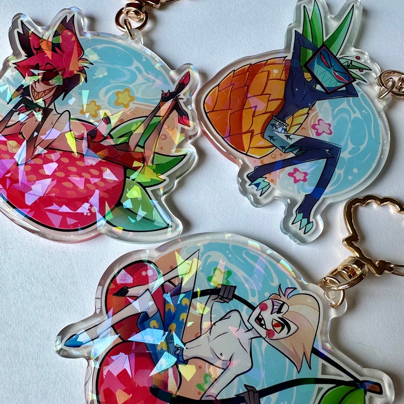 Hazbin Hotel Key Keychain - Etsy