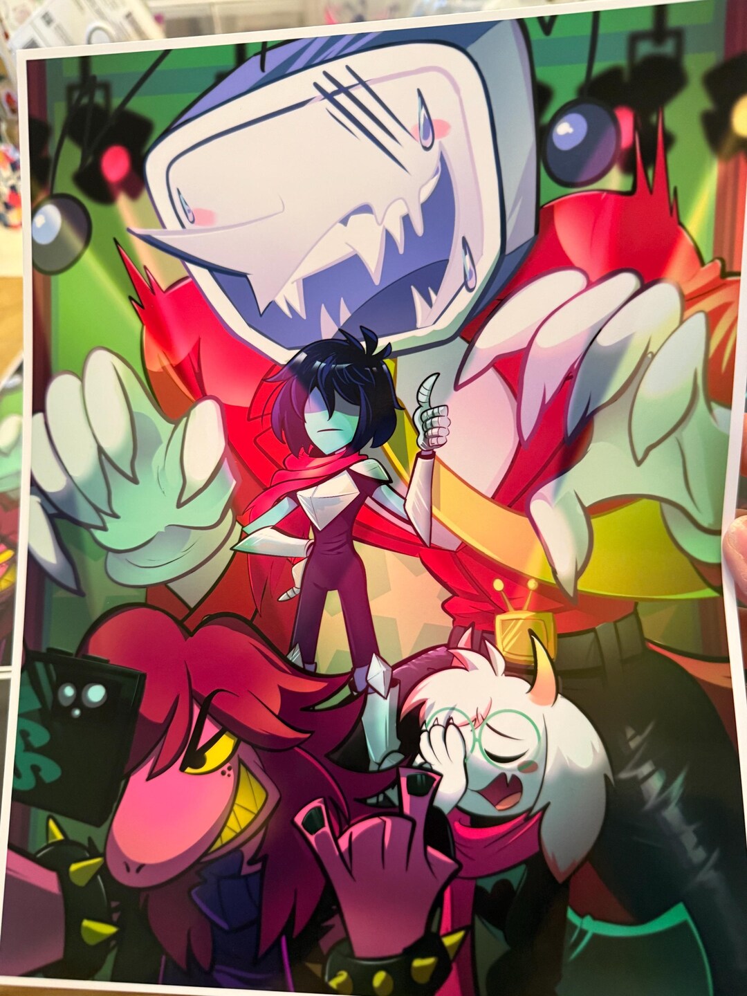 Deltarune Tenna Print - Etsy