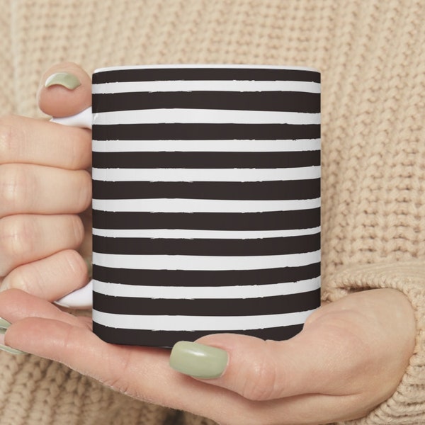 Striped Mugs - Etsy