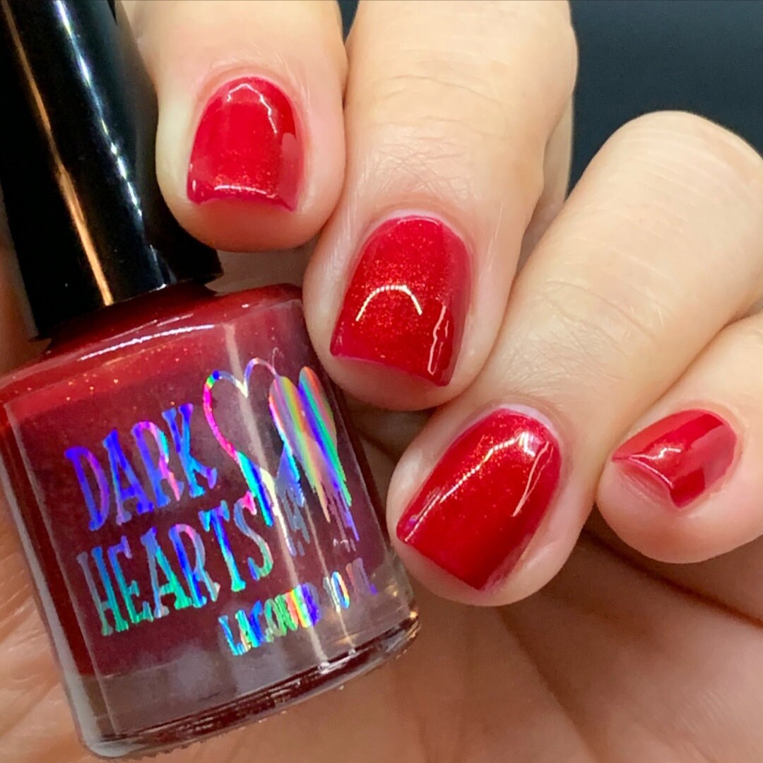 Crimson Red Nail Polish, Indie Polish, Cruelty Free, 10 Free, Vegan ...