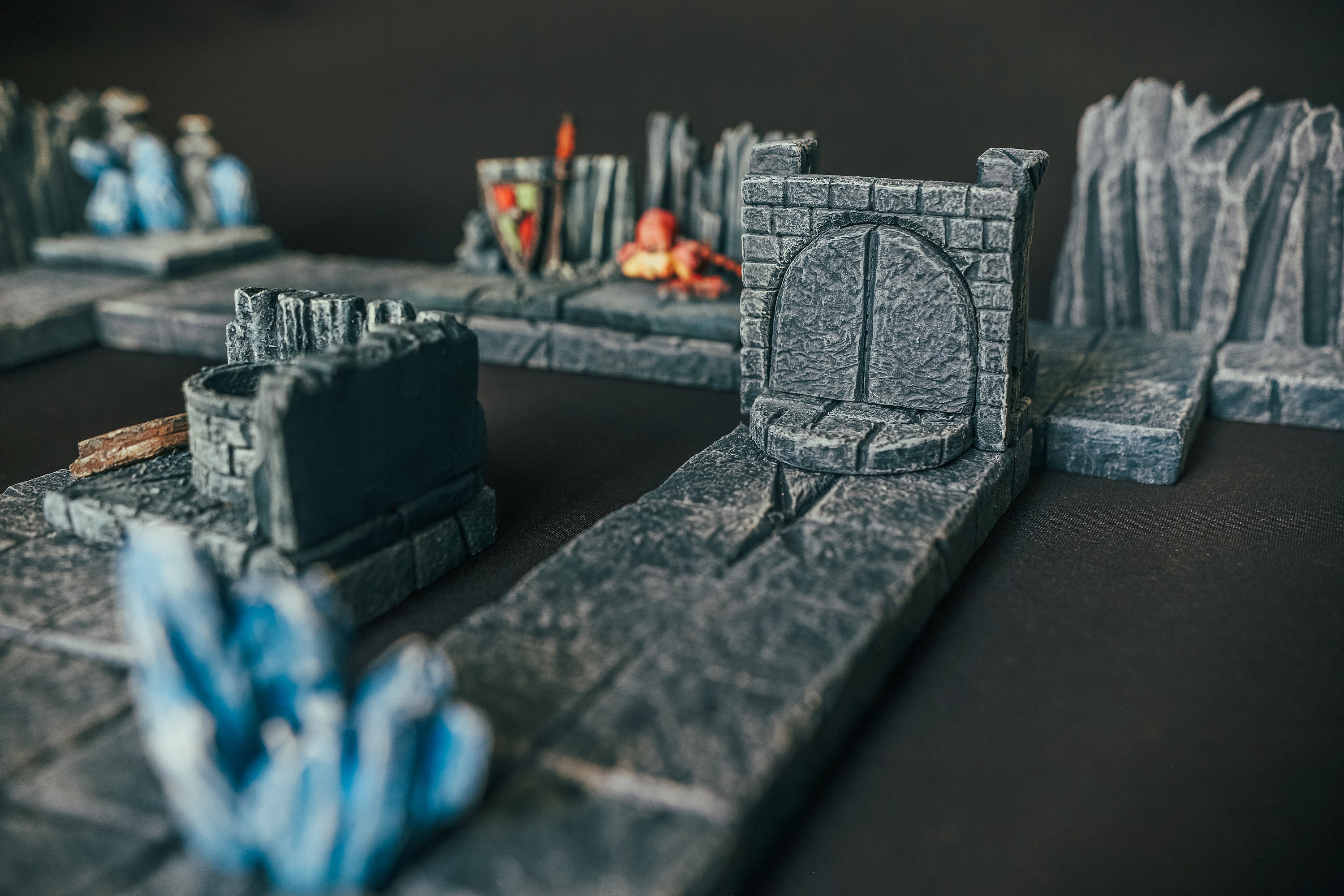 The Tomb of the Fallen Heroes.big Set of Dungeon or Catacomb's Tiles ...