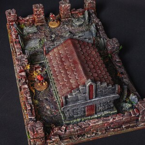 Modular Graveyard With Dark Mausoleum. Playable Interior, Sarcophagus ...